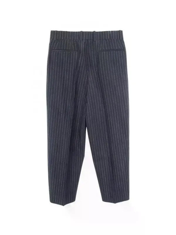Celine 2010s Striped Wool Trousers