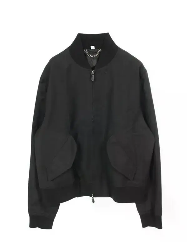 Burberry 2010s Zip-up Wool Jacket