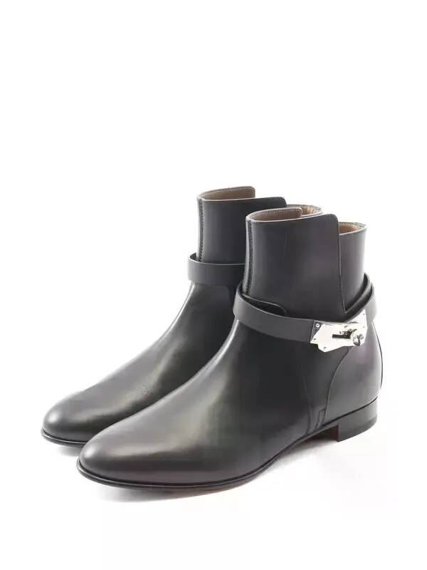Hermès 2010s Neo Leather Boots - Black