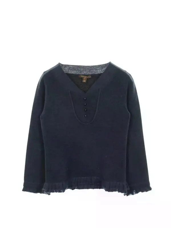 LOUIS VUITTON 2010s V-neck Sweater