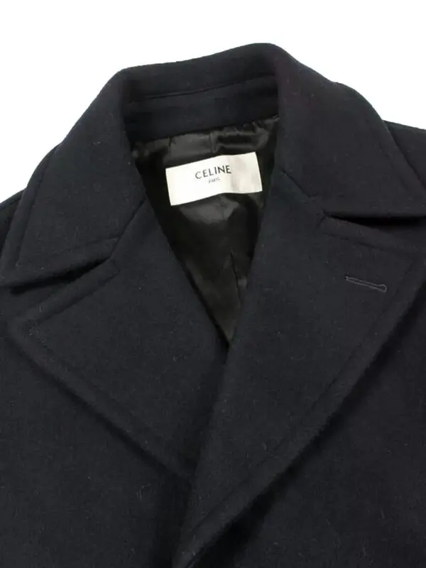 Celine 2010s Double-breasted Wool Coat