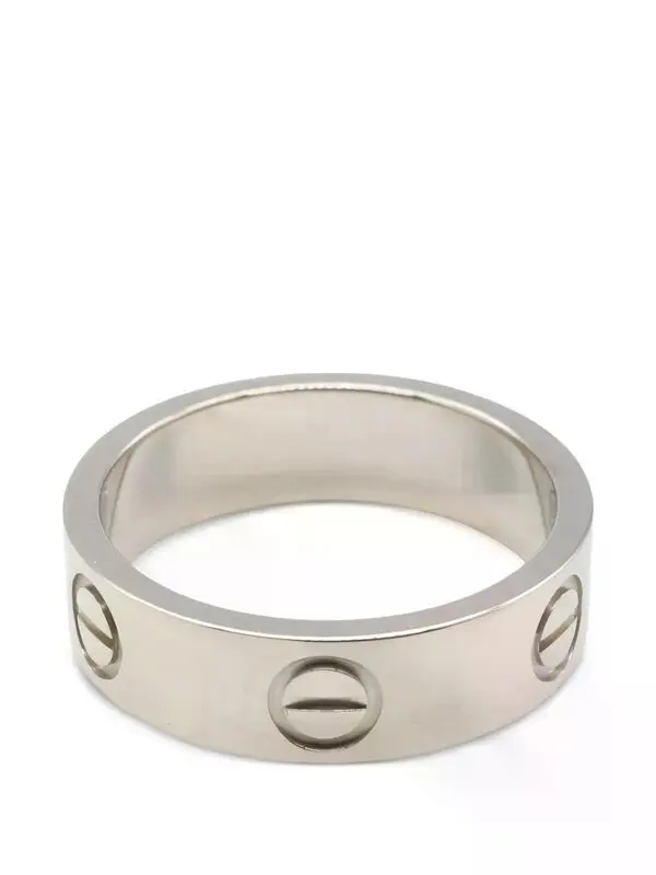 CARTIER 18k White Gold Love Ring