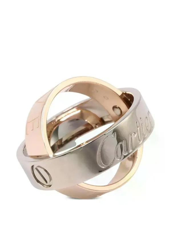 Cartier 18k White Gold Secret Love Ring - Silver