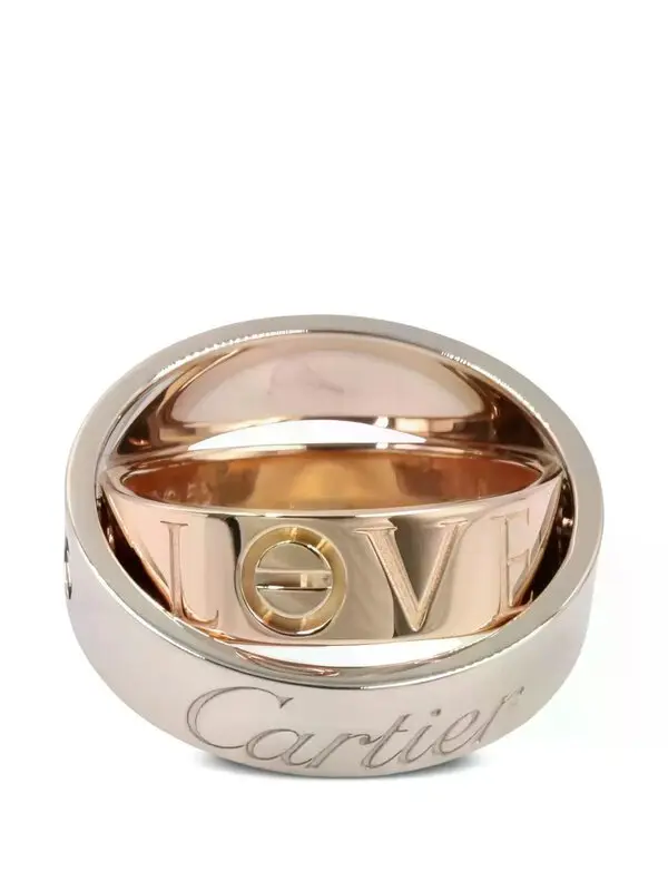Cartier 18k White Gold Secret Love Ring - Silver