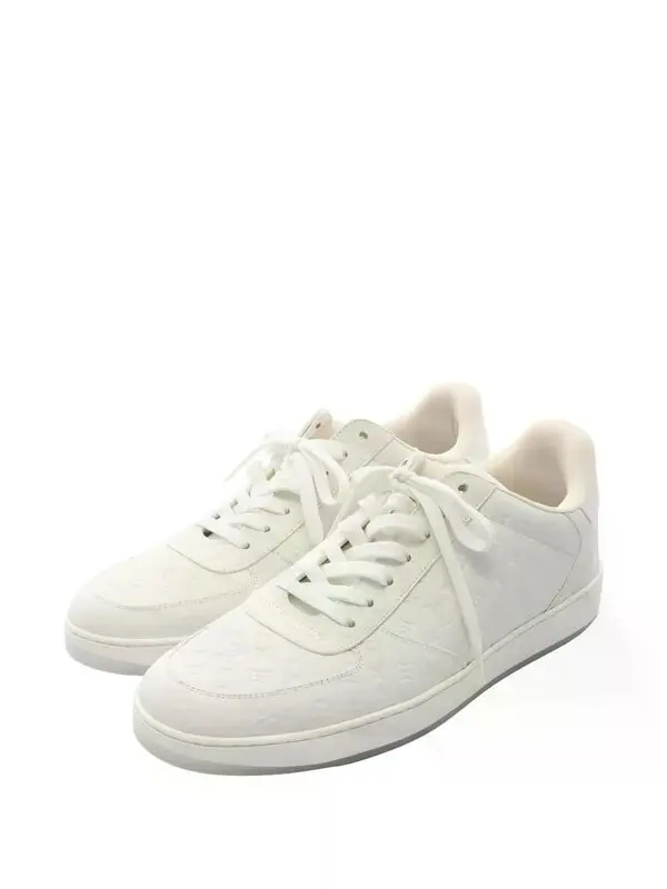 LOUIS VUITTON Rivoli Line Leather Sneakers - Neutrals