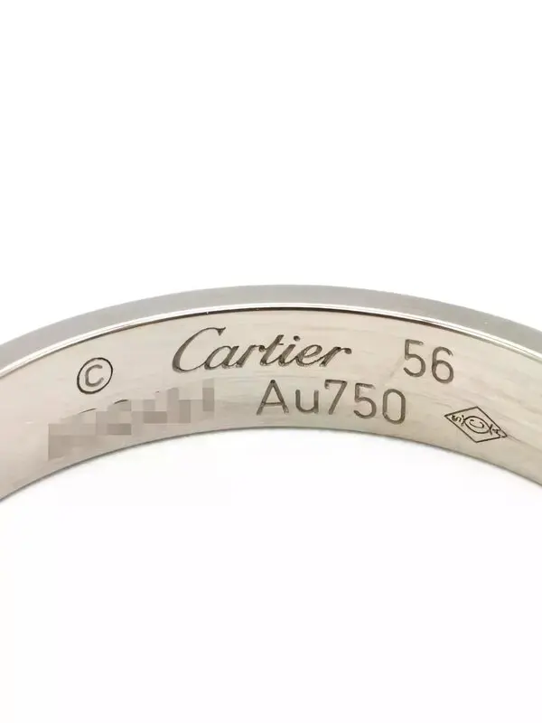 CARTIER 2010s 18k Mini Love Logo Ring