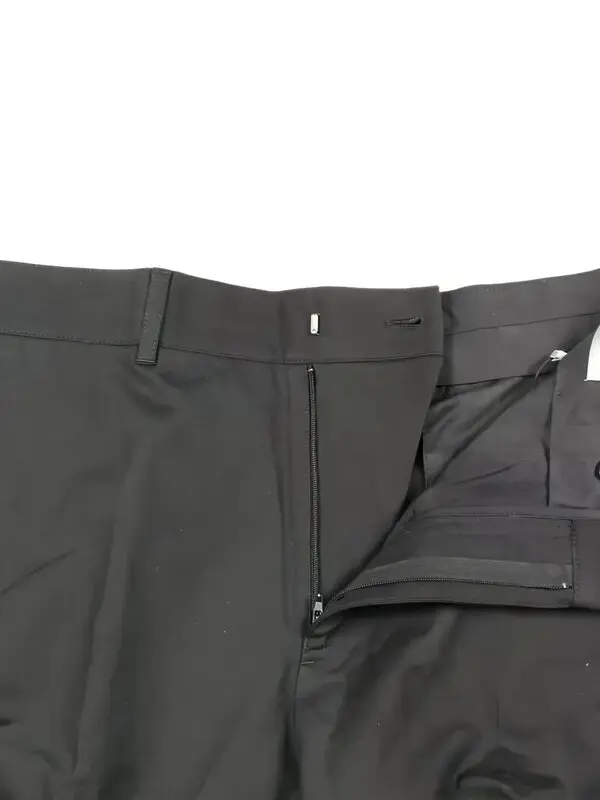 Dior 2010s Floral-cuffs Cotton Trousers