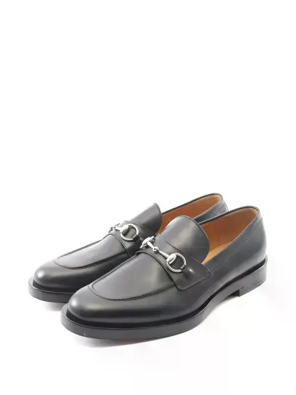 Gucci 2010s 1953 Horsebit Leather Loafers - Black