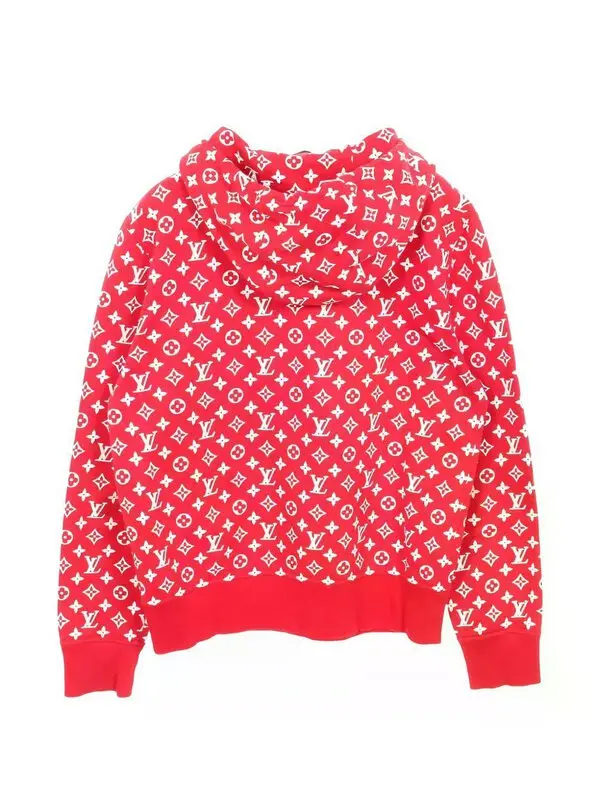 LOUIS VUITTON Cotton Pullover Hoodie - Red