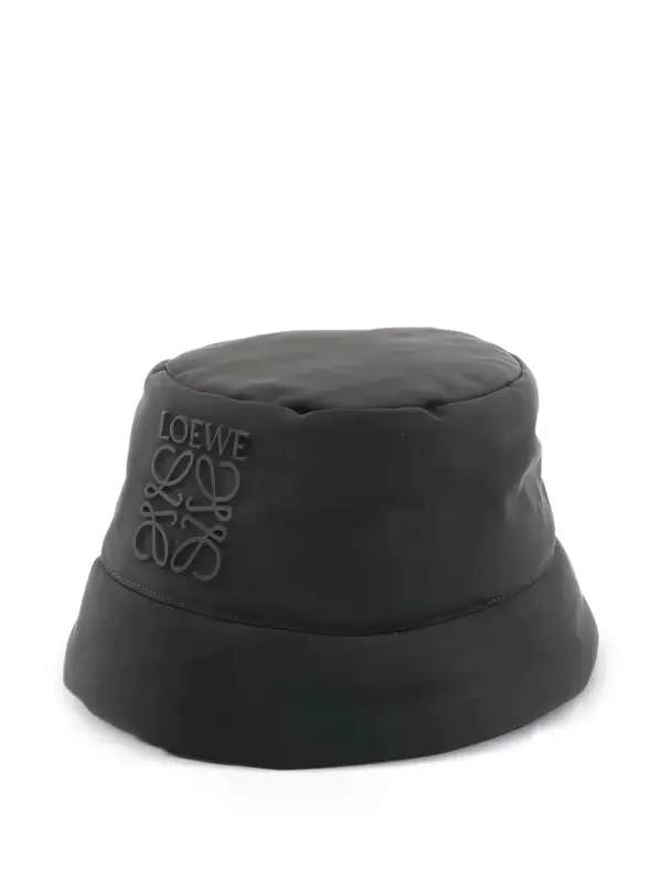 Loewe 2000s Logo Bucket Hat - Black