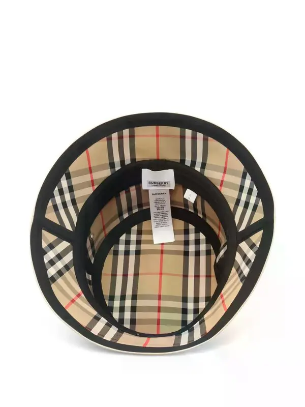Burberry 10s Check Bucket Hat