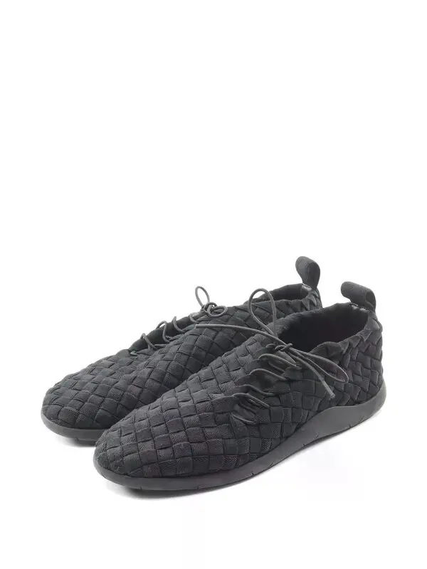Bottega Veneta 2000s Intrecciato Sneakers - Black