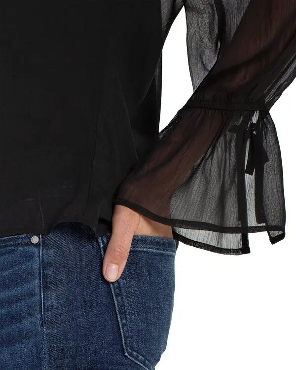 LIVERPOOL Ruffled Front Shirt