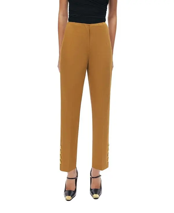 NOCTURNE Tailored Ankle-length Pants - Camel