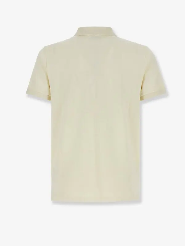 Polo Ralph Lauren Cotton Polo Shirt With Embroidered Logo On The Front - White