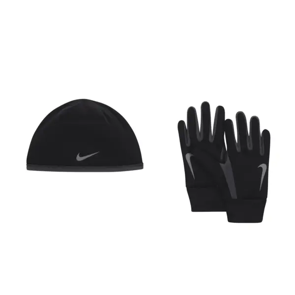Nike Therma-fit Running Hat And Glove Set - Black