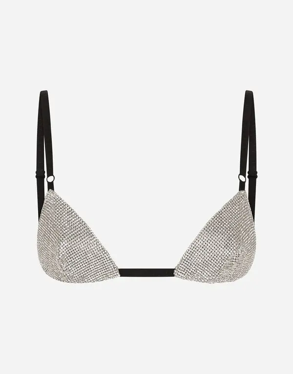 Dolce & Gabbana Mesh Bra - Crystal