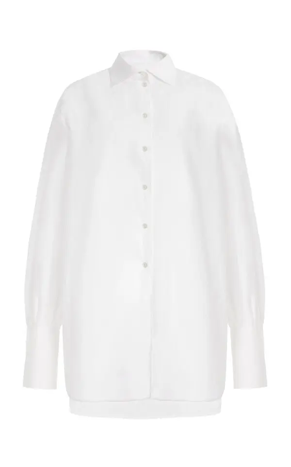 Calvin Klein Capri Organic Cotton Shirt - White