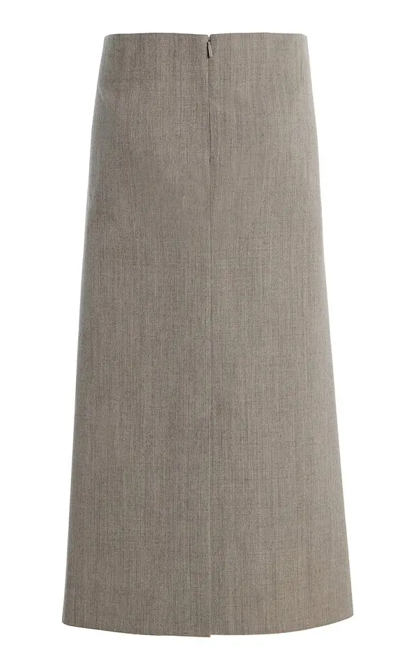 Calvin Klein Eulalia Wool Midi Skirt