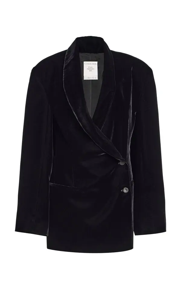 Calvin Klein Salma Velvet Blazer