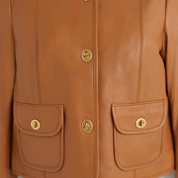COACH Restored Cardigen Leather Jacket