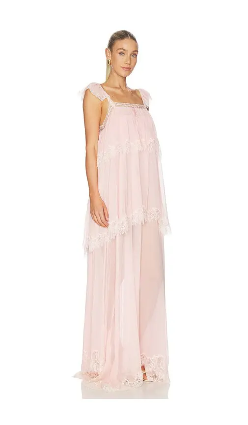 LoveShackFancy Maralee Dress In Pink