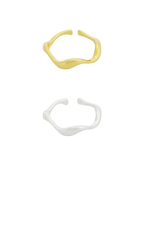 CASA CLARA Hele Asymmetric Ring Duo