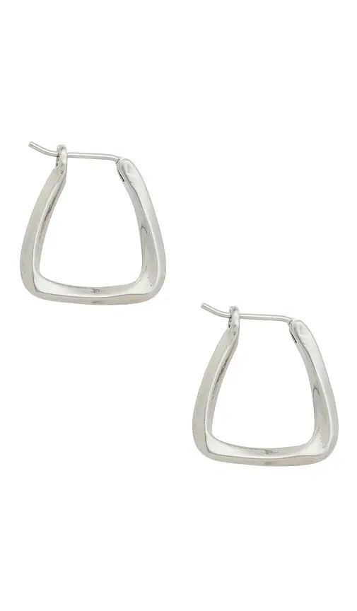 CASA CLARA Jax Earrings In Metallic