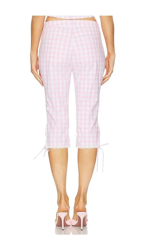LoveShackFancy Elarose Pant In Pink