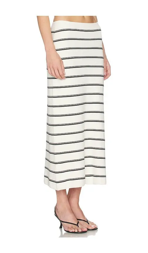 L*Space Ravello Skirt In Black,white