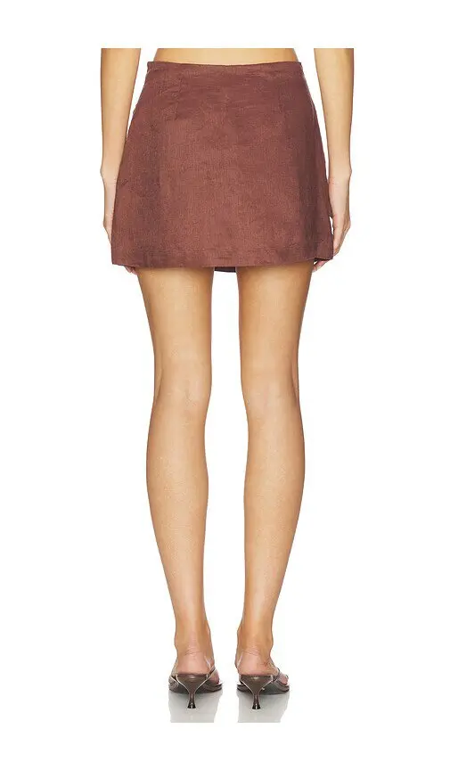 L*Space Venice Skort In Brown