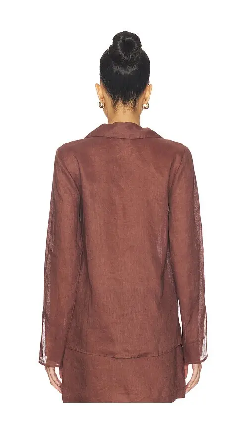 L*Space Venice Shirt In Brown