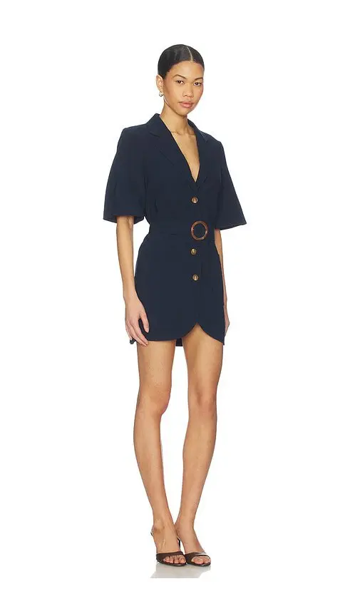 Amanda Uprichard Blake Dress In Navy