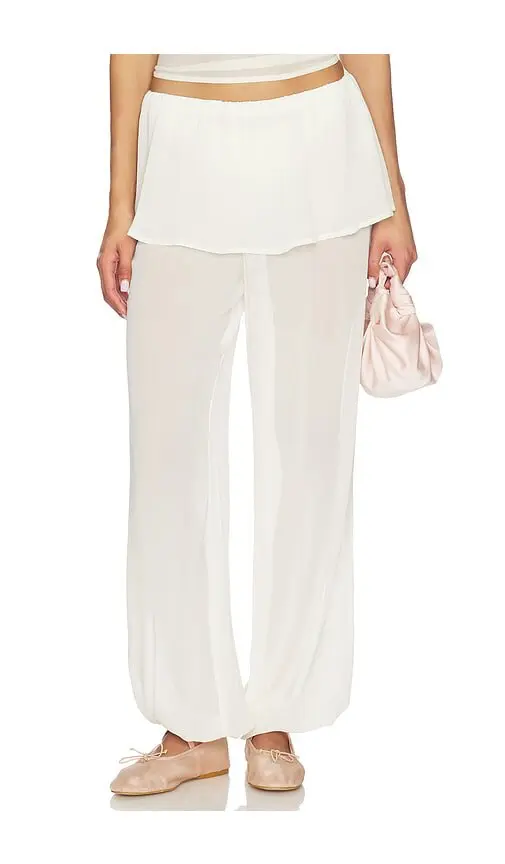 MORE TO COME Laguna Balloon Pant - Ivory
