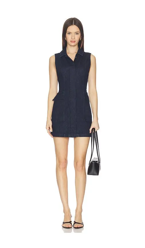 Joe's Jeans The Irina Dress In Navy - Rinse