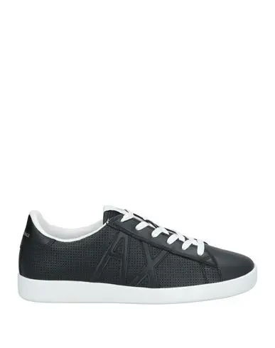 Armani Exchange Sneakers Size Cow Leather, Polyester - Black
