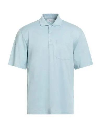 LARDINI Polo Shirt Size Cotton - Blue