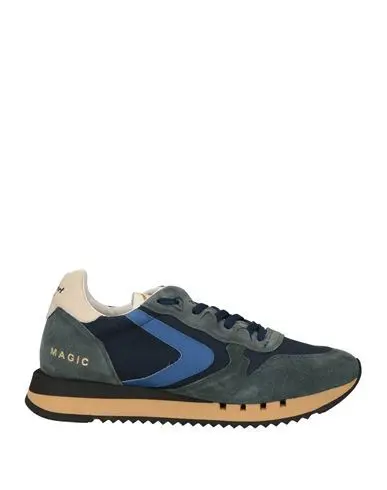 VALSPORT Sneakers Size Textile Fibers, Leather - Navy