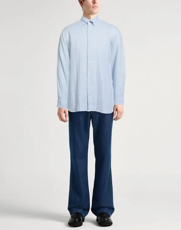 HACKETT Shirt Slate Size Linen