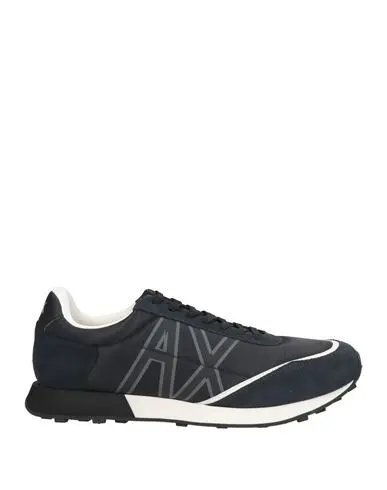 Armani Exchange Sneakers Midnight Size Cow Leather, Polyamide - Blue