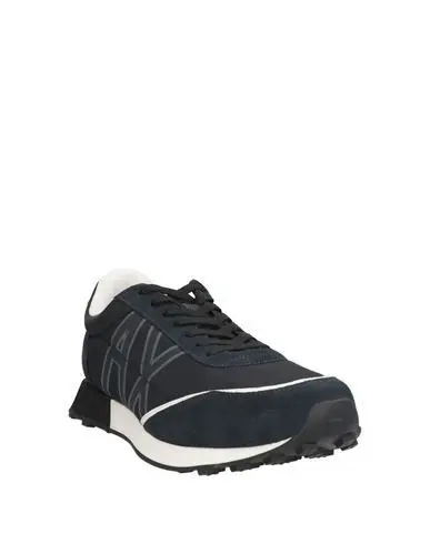Armani Exchange Leather And Polyamide Sneakers - Midnight Blue