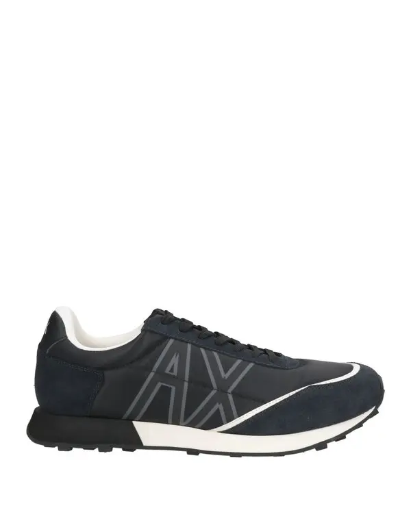 Armani Exchange Leather And Polyamide Sneakers - Midnight Blue