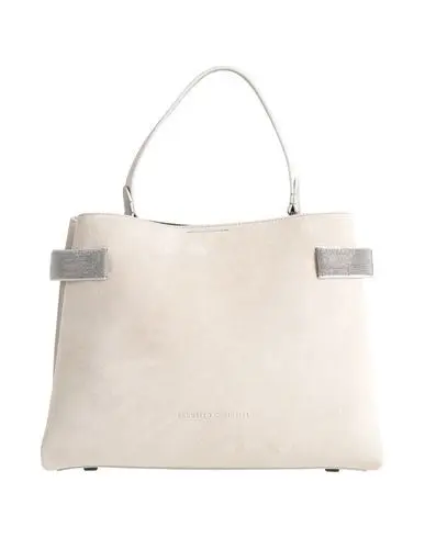 Brunello Cucinelli Light Leather Handbag - Grey
