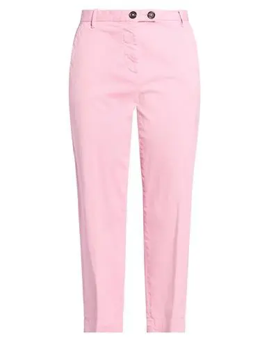 Pinko Pants Size Cotton, Elastane - Pink