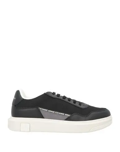 Armani Exchange Sneakers Size Polyester, Polyurethane - Black