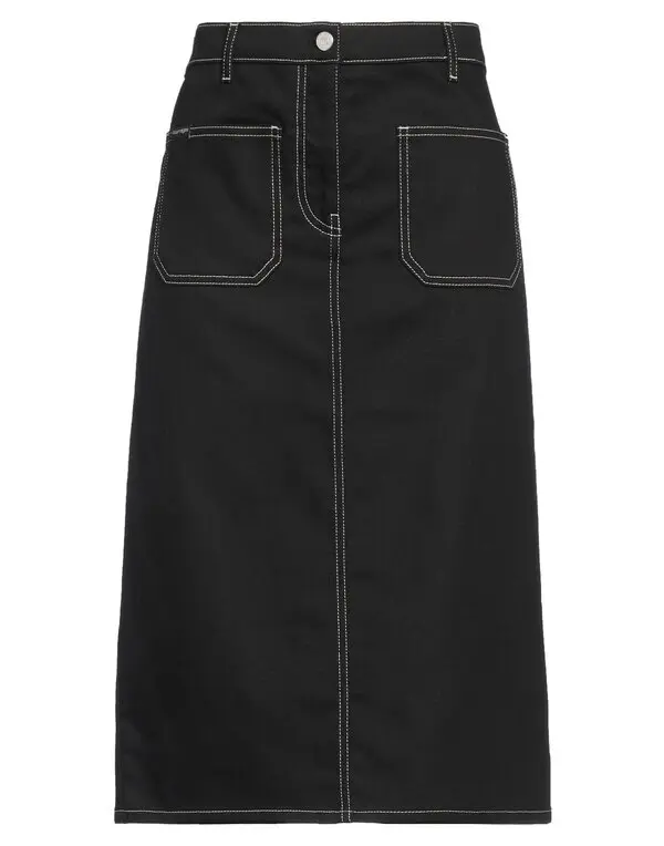 COURREGES Flared Denim Skirt