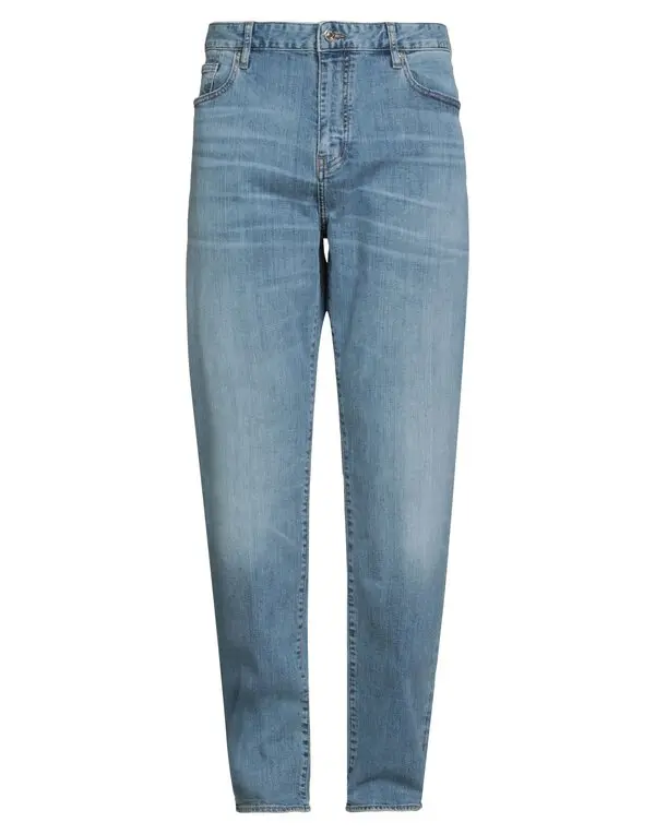 Armani Exchange Tapered Jeans With Logo And Studs