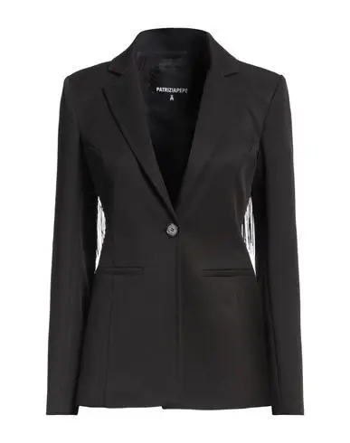 Patrizia Pepe Blazer Size Polyester, Elastane, Acetate - Black