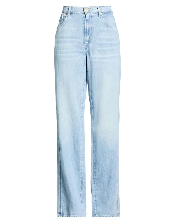7 For All Mankind High Waisted Straight Leg Jeans