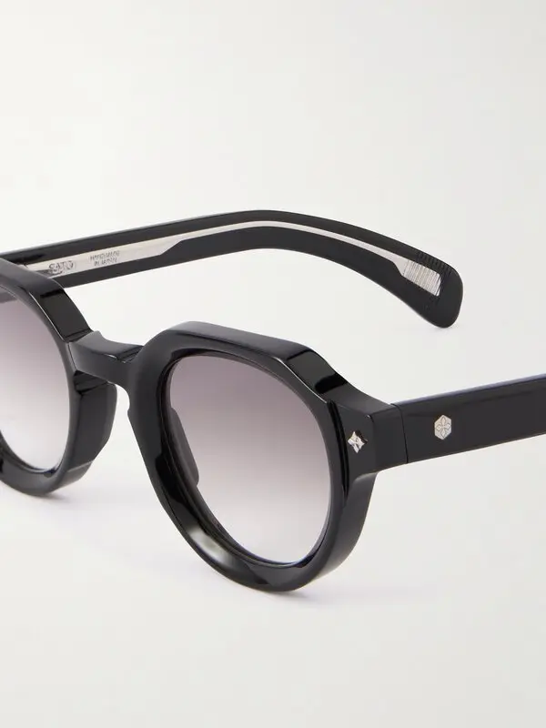 SATO Atria Round-frame Acetate Sunglasses